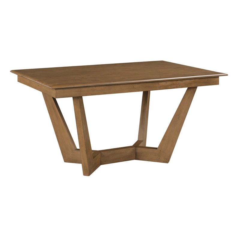 Kincaid 60" RECTANGULAR TRESTLE TABLE PKG, LATTE | Wayfair